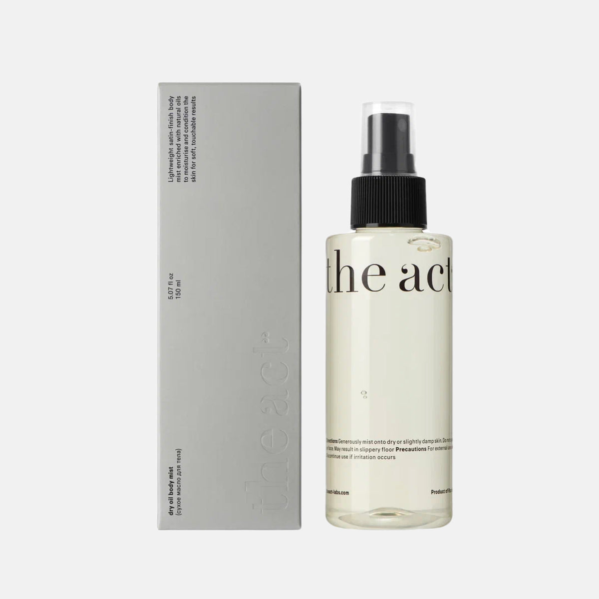 Dry oil body mist – TheAct.labs