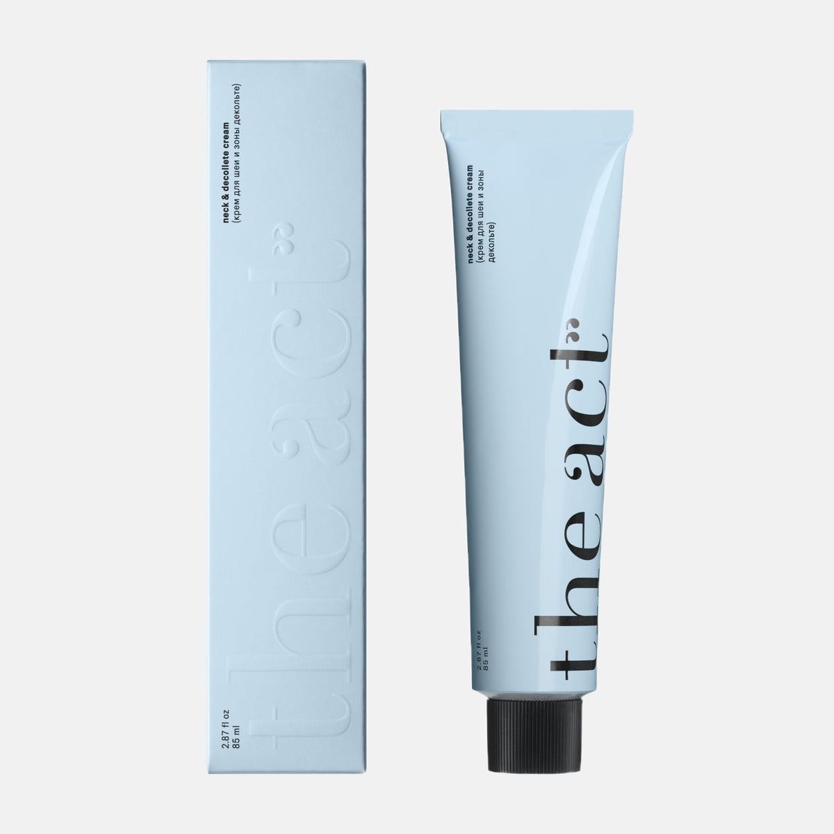 Neck decollete cream – TheAct.labs
